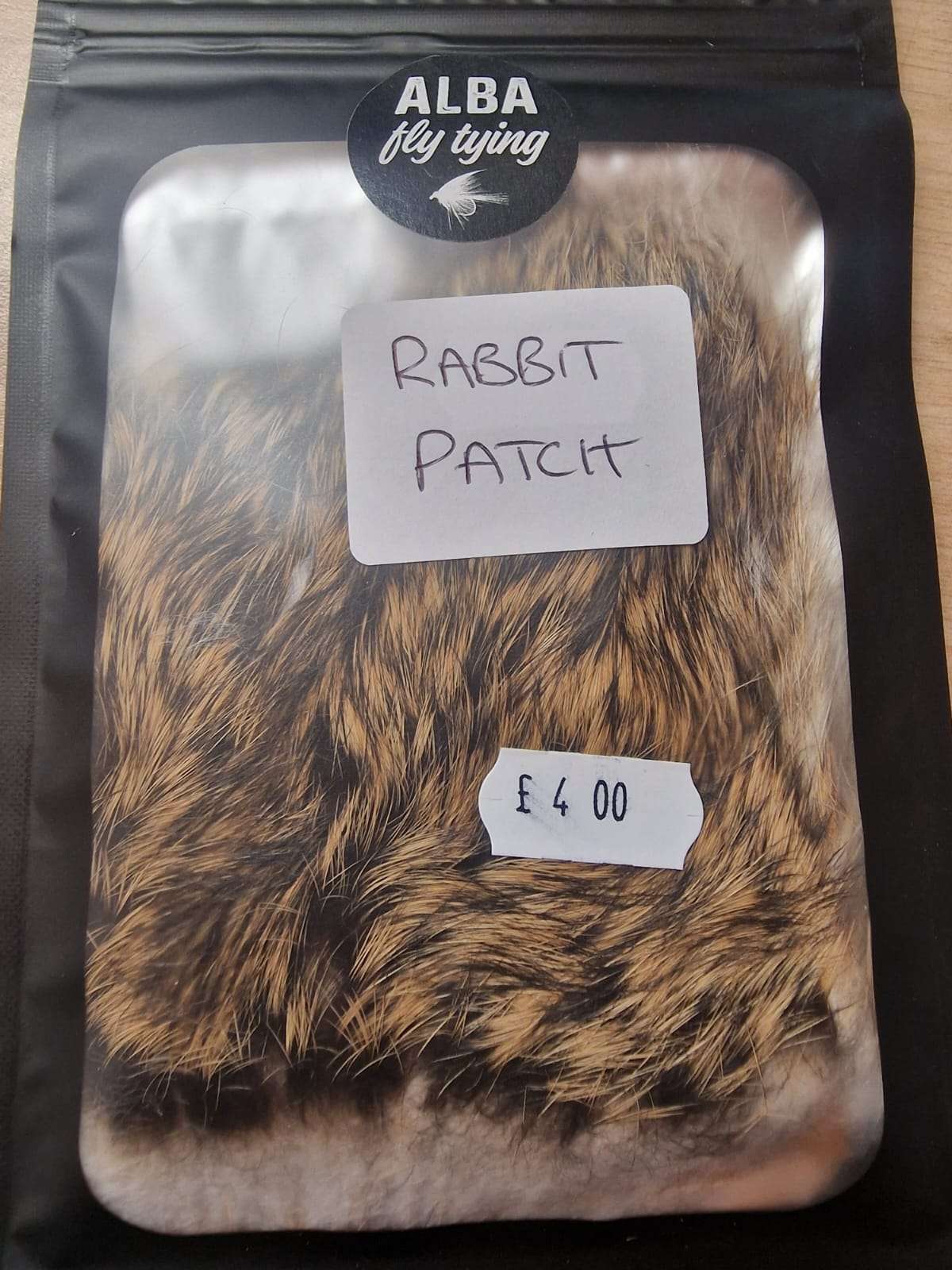 Alba Fly Tying Rabbit Patch - Harelaw Trout Fishery